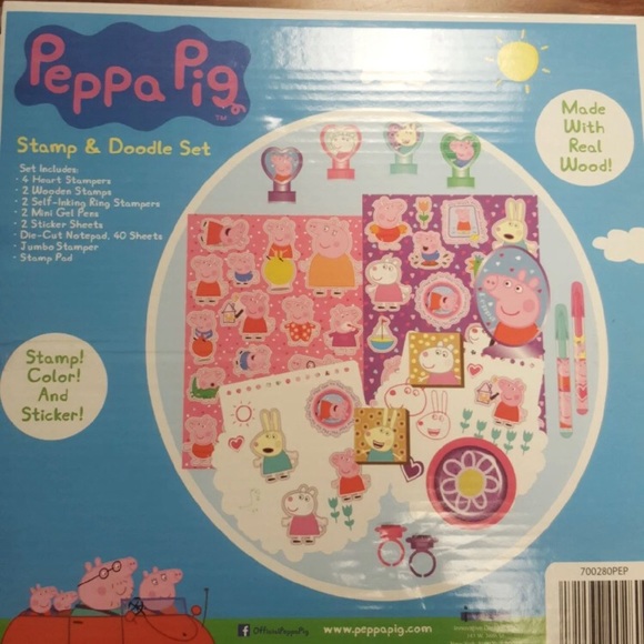 Peppa Pig | Toys | Peppa Pig Stamp And Doodle Set | Poshmark